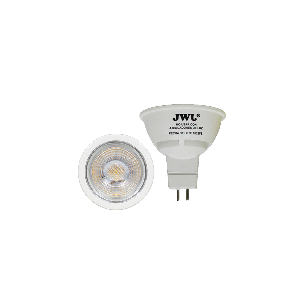 Foco Led 5W, Luz Blanca y Calida, Base GU5.3 - Iluminacion LED JWJ ...