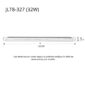 Tubo LED T8 32W 120cm - JLT8-327 - Iluminacion LED JWJ Comercial México