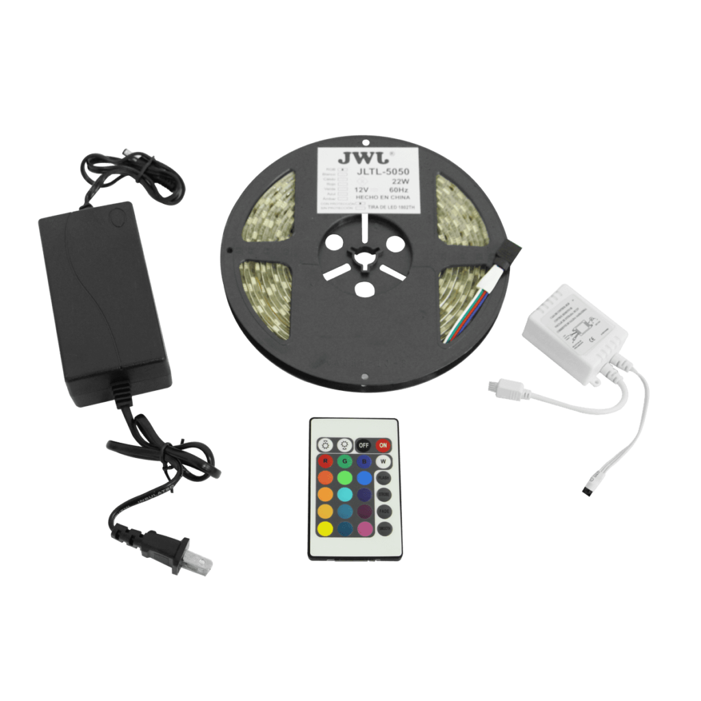 Tira Led Exterior 22W RGB 5M - Iluminacion LED JWJ Comercial México