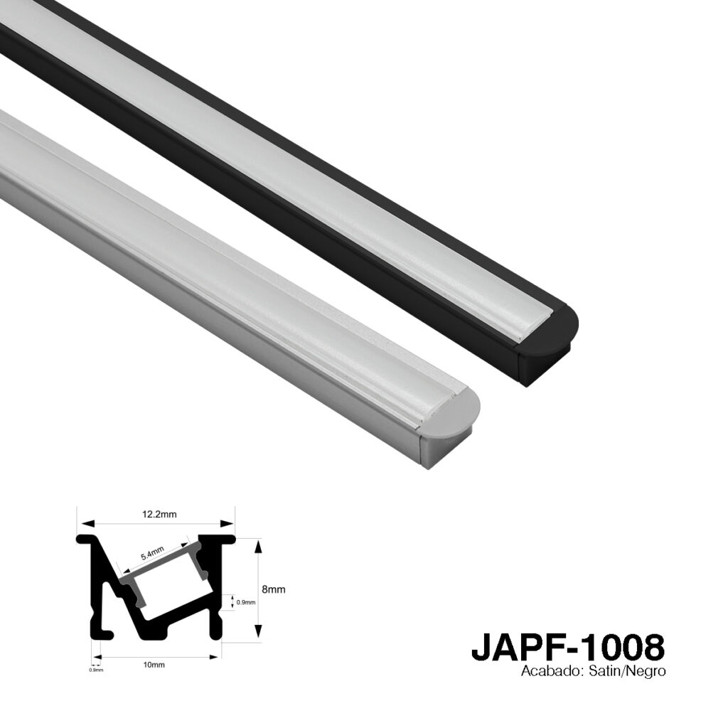 Perfil de aluminio - Iluminacion LED JWJ Comercial México