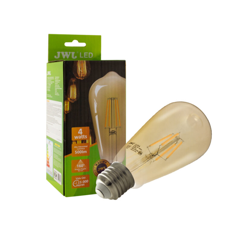 Foco LED ST64 JLA5-4 (VINTAGE) Luz Cálida - Iluminacion LED JWJ ...