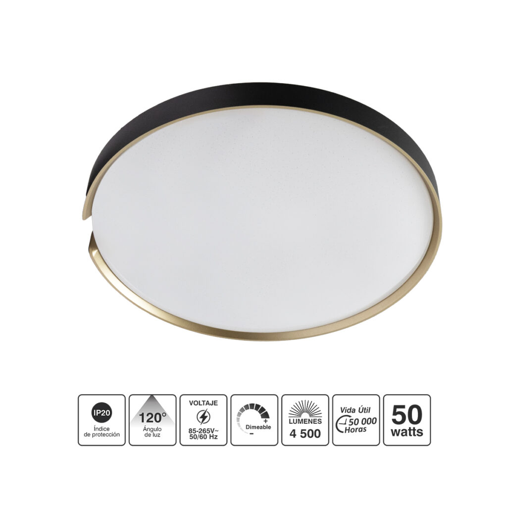 Lámpara de techo JLAR-5013 - Iluminacion LED JWJ Comercial México