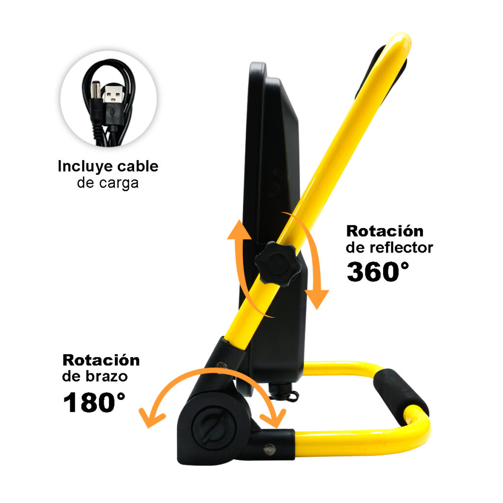 REFLECTOR LED RECARGABLE 40W - Iluminacion LED JWJ Comercial México